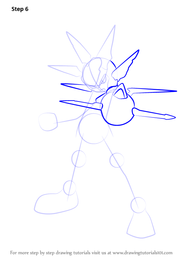 How to Draw Copy X from Mega Man Zero (Mega Man Zero) Step by Step ...