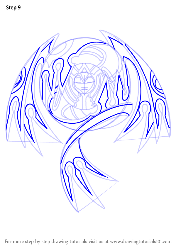 How to Draw Dark Elf from Mega Man Zero (Mega Man Zero) Step by Step ...