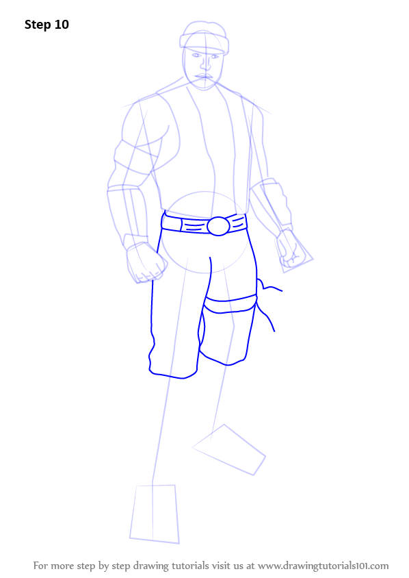 How to Draw Nightwolf from Mortal Kombat (Mortal Kombat) Step by Step ...