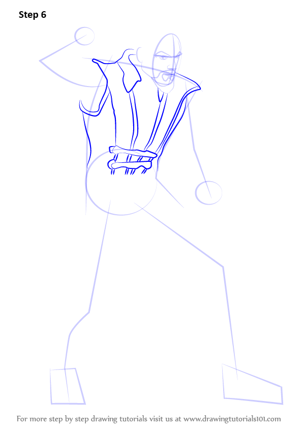 How to Draw Shang Tsung from Mortal Kombat (Mortal Kombat) Step by Step ...