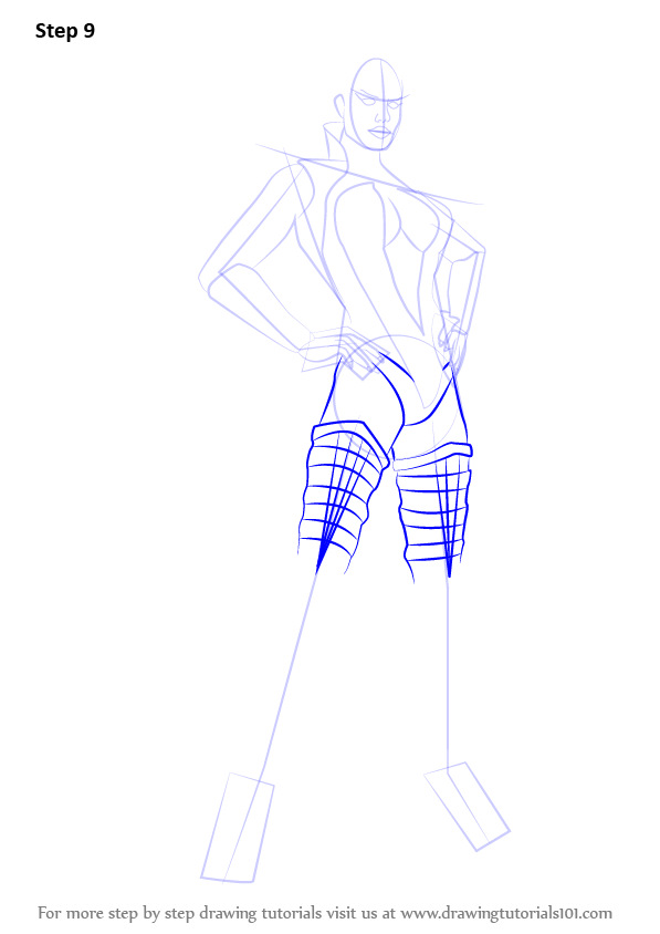How to Draw Sindel from Mortal Kombat (Mortal Kombat) Step by Step ...