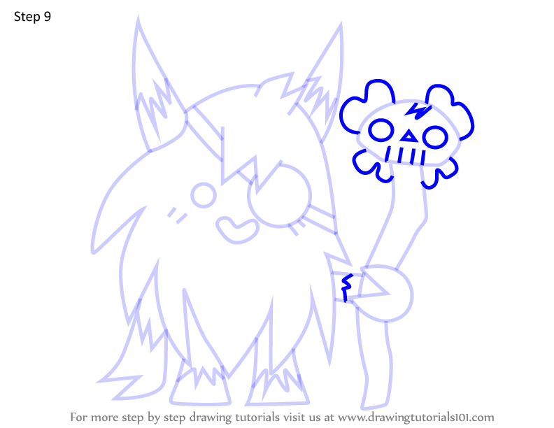 How to Draw Big Bad Bill from Moshi Monsters (Moshi Monsters) Step by ...
