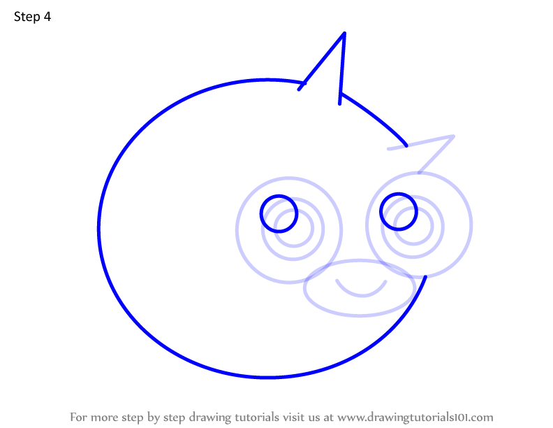 How to Draw Blurp from Moshi Monsters (Moshi Monsters) Step by Step ...