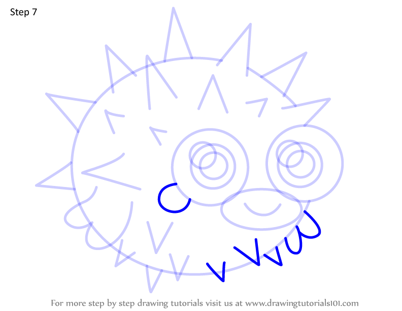 How to Draw Blurp from Moshi Monsters (Moshi Monsters) Step by Step ...