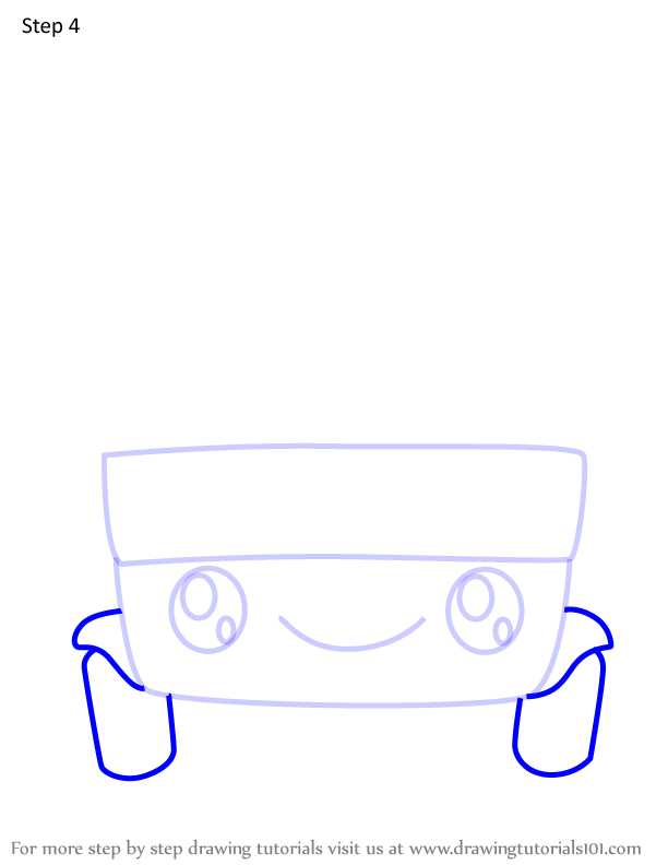 How to Draw Busling from Moshi Monsters (Moshi Monsters) Step by Step ...