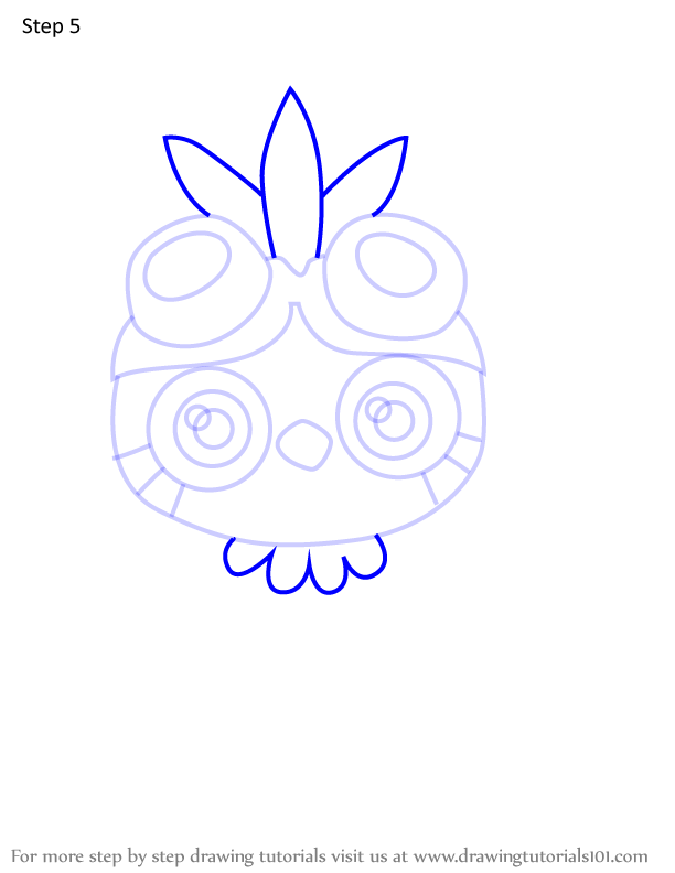 How to Draw Captain Peck from Moshi Monsters (Moshi Monsters) Step by ...