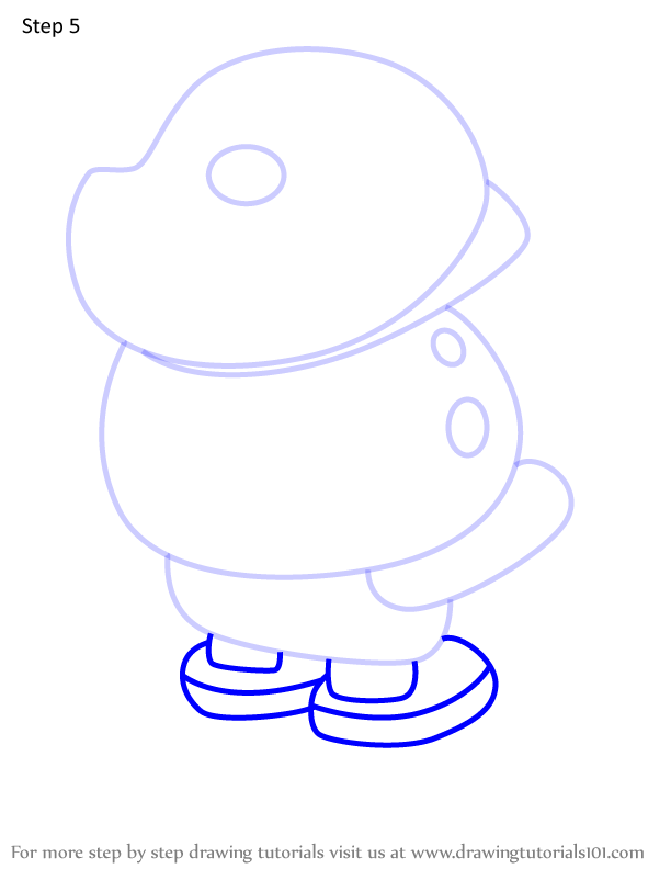 How to Draw Casper from Moshi Monsters (Moshi Monsters) Step by Step ...
