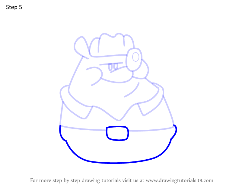 How to Draw Clump from Moshi Monsters (Moshi Monsters) Step by Step ...
