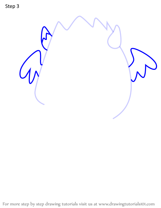 How to Draw DJ Demonsta from Moshi Monsters (Moshi Monsters) Step by ...
