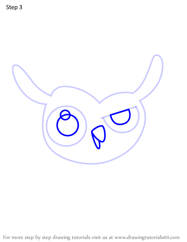 How to Draw Fez Owl from Moshi Monsters (Moshi Monsters) Step by Step ...
