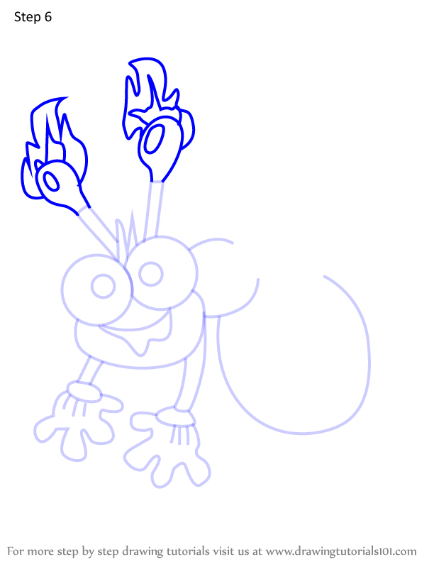 How to Draw Fire Bug from Moshi Monsters (Moshi Monsters) Step by Step ...