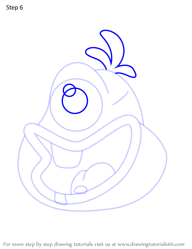 How to Draw Fishlips from Moshi Monsters (Moshi Monsters) Step by Step ...