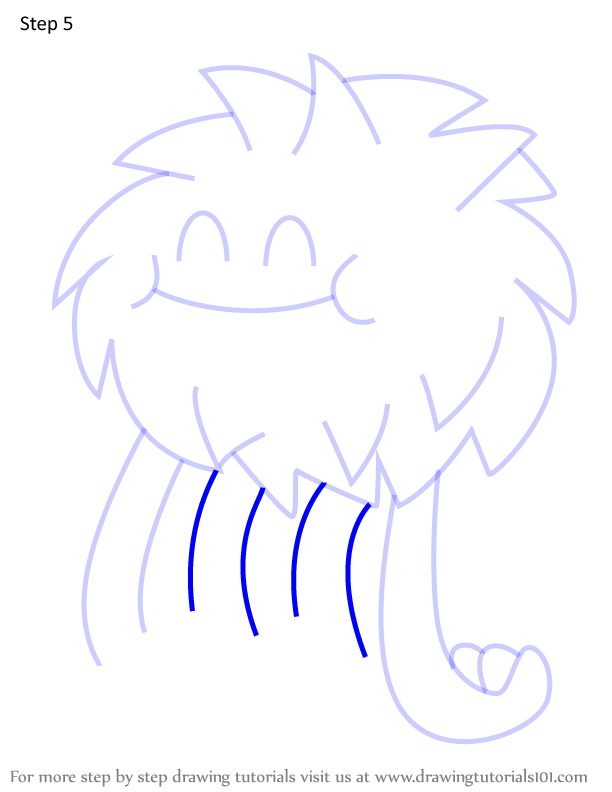 How to Draw Flumpy from Moshi Monsters (Moshi Monsters) Step by Step ...