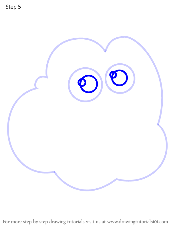 How to Draw Glob from Moshi Monsters (Moshi Monsters) Step by Step ...