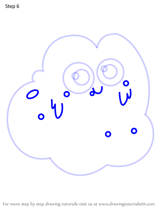 How to Draw Glob from Moshi Monsters (Moshi Monsters) Step by Step ...