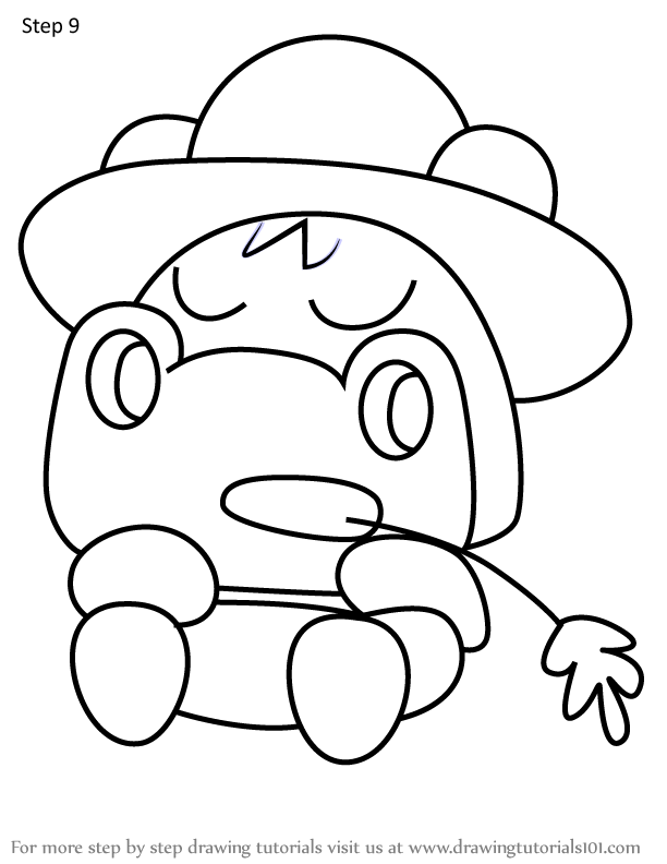 How to Draw Humphrey from Moshi Monsters (Moshi Monsters) Step by Step ...