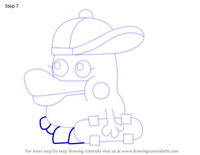 How to Draw Lips from Moshi Monsters (Moshi Monsters) Step by Step ...
