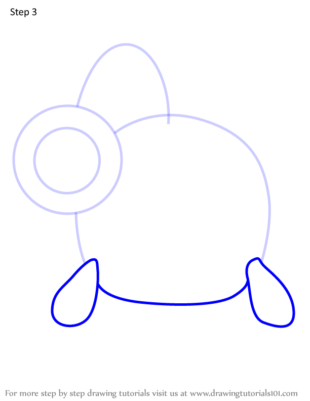How to Draw Loomy from Moshi Monsters (Moshi Monsters) Step by Step ...