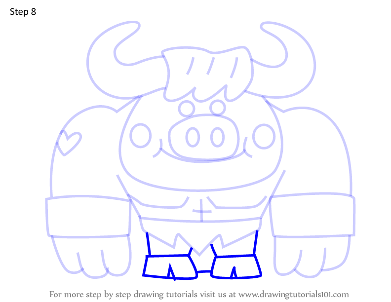 How to Draw Lummox from Moshi Monsters (Moshi Monsters) Step by Step ...