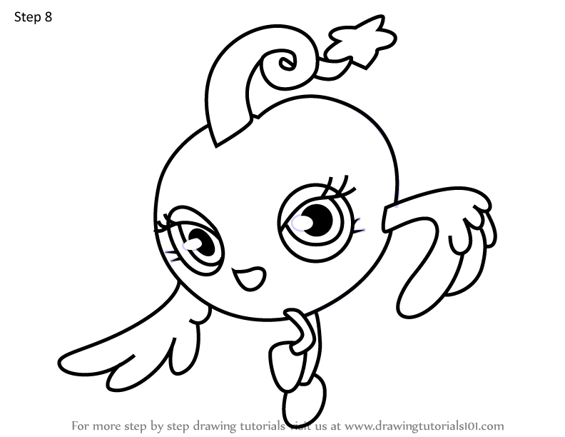 How to Draw Luvli from Moshi Monsters (Moshi Monsters) Step by Step ...