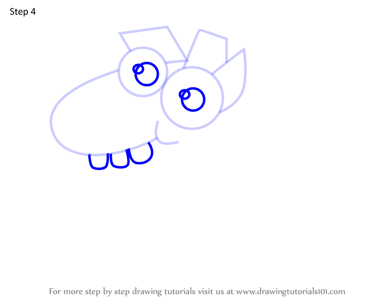 How to Draw Marshall Ned from Moshi Monsters (Moshi Monsters) Step by ...