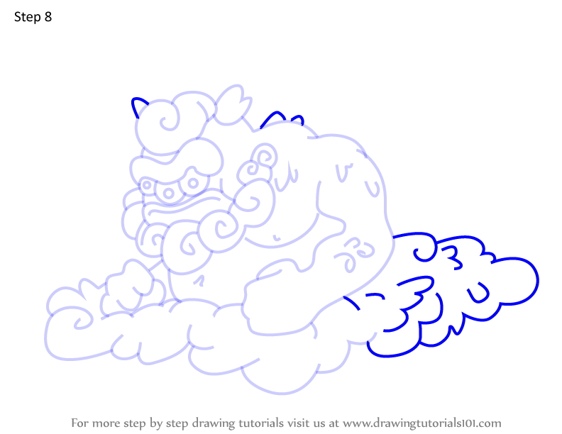 How to Draw Mighty Gustavo from Moshi Monsters (Moshi Monsters) Step by ...
