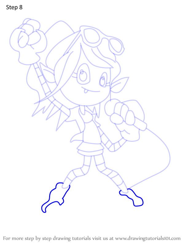 How to Draw Missy Kix from Moshi Monsters (Moshi Monsters) Step by Step ...