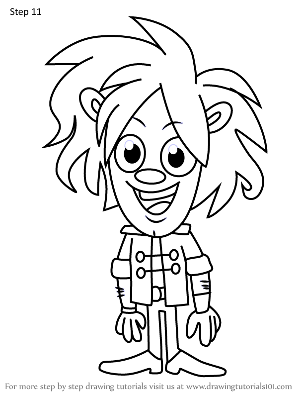 How to Draw Mr. Moshi from Moshi Monsters (Moshi Monsters) Step by Step ...