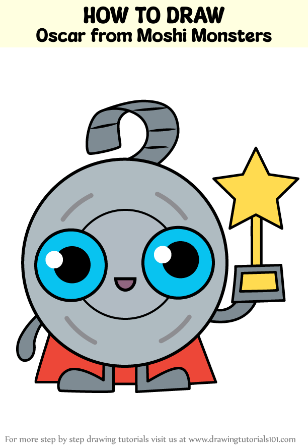 How to Draw Oscar from Moshi Monsters (Moshi Monsters) Step by Step ...