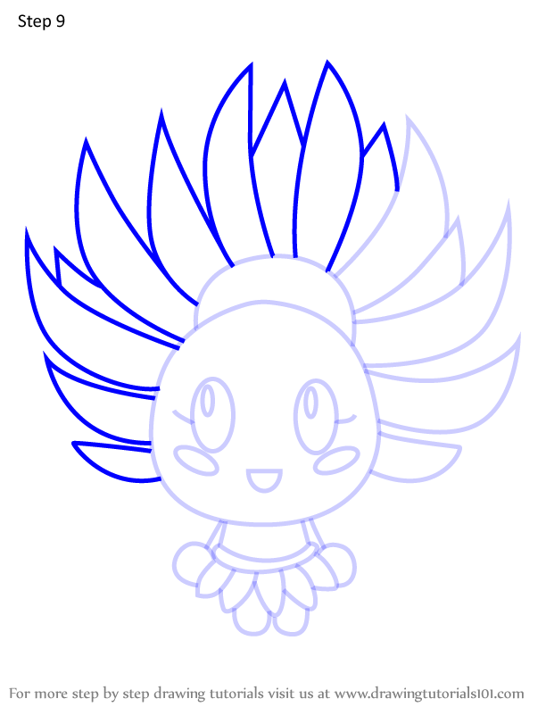 How to Draw Pipa from Moshi Monsters (Moshi Monsters) Step by Step ...
