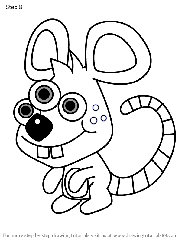 How to Draw Ratty from Moshi Monsters (Moshi Monsters) Step by Step ...