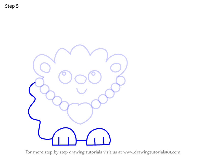 How to Draw Squiggle from Moshi Monsters (Moshi Monsters) Step by Step ...