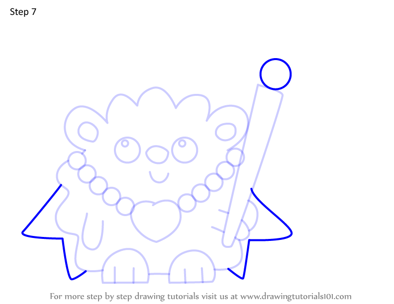 How to Draw Squiggle from Moshi Monsters (Moshi Monsters) Step by Step | DrawingTutorials101.com