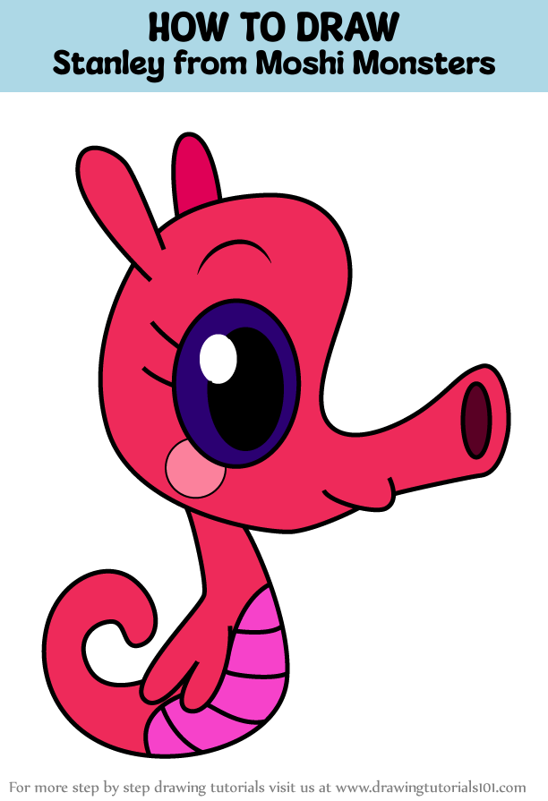 How to Draw Stanley from Moshi Monsters (Moshi Monsters) Step by Step ...