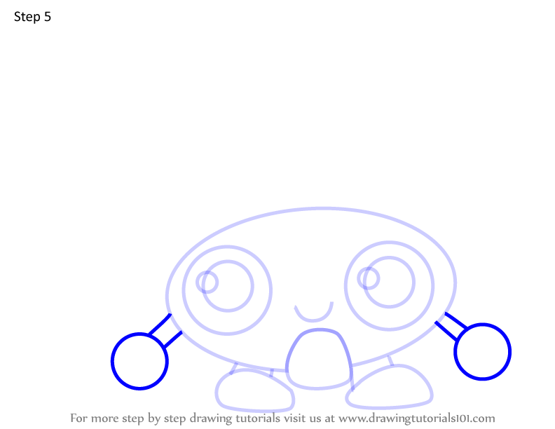 How to Draw Wallace from Moshi Monsters (Moshi Monsters) Step by Step ...