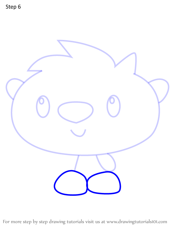 How to Draw Yawnsy from Moshi Monsters (Moshi Monsters) Step by Step ...