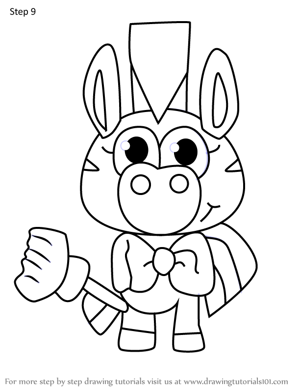 How to Draw YaYa from Moshi Monsters (Moshi Monsters) Step by Step ...
