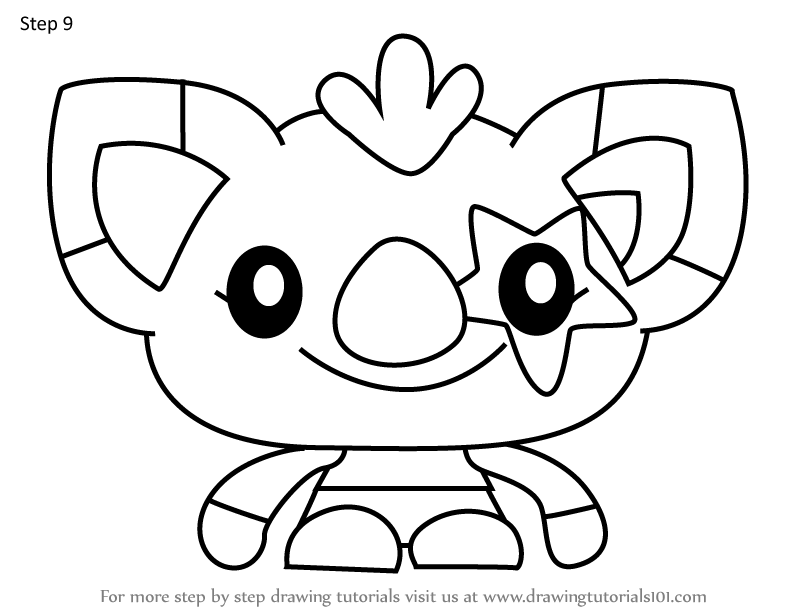 How to Draw Ziggy from Moshi Monsters (Moshi Monsters) Step by Step ...