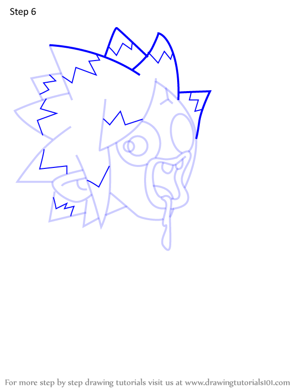 How to Draw Zommer from Moshi Monsters (Moshi Monsters) Step by Step ...