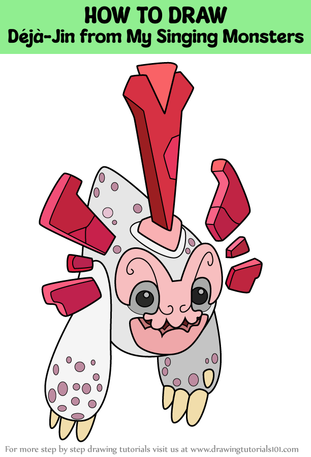 How to Draw Déjà-Jin from My Singing Monsters (My Singing Monsters ...