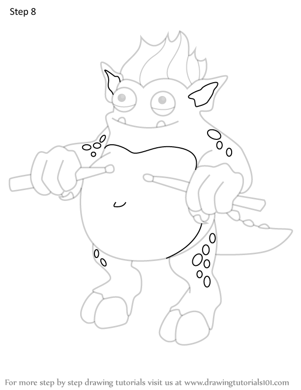 How to Draw Drumpler from My Singing Monsters (My Singing Monsters ...