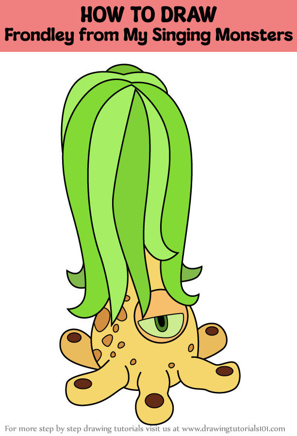 How to Draw Frondley from My Singing Monsters (My Singing Monsters) Step by Step ...