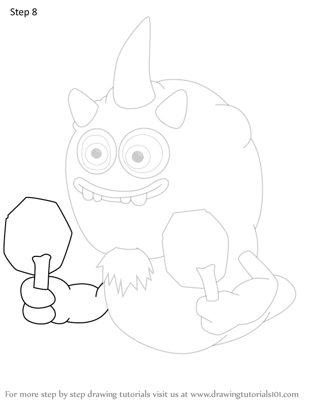How to Draw PongPing from My Singing Monsters (My Singing Monsters ...
