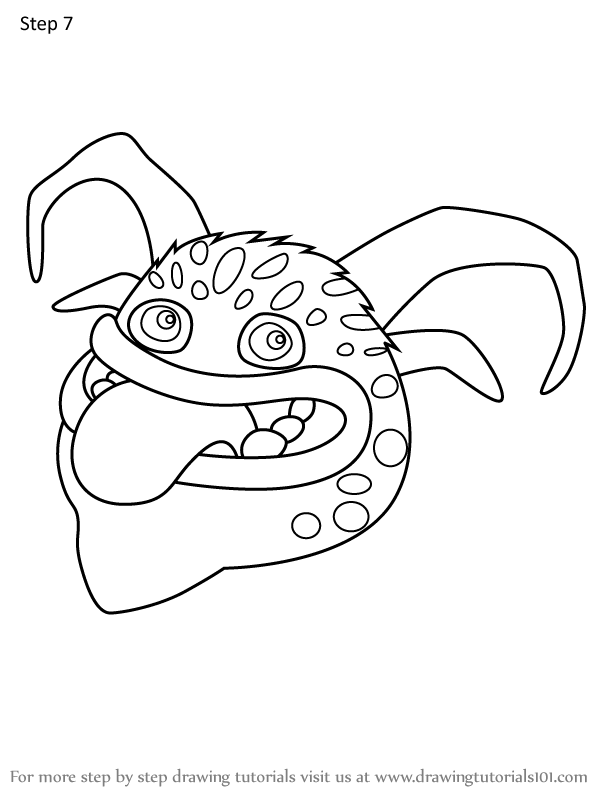 How to Draw Rare Maw from My Singing Monsters (My Singing Monsters ...