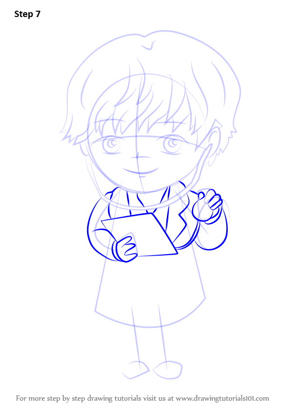How to Draw Doctor Guest from Mystic Messenger (Mystic Messenger) Step ...