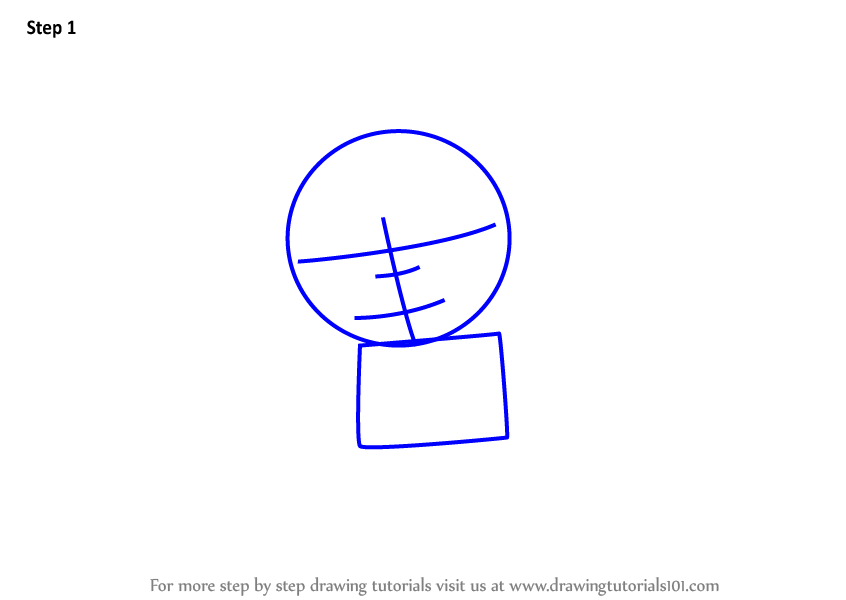 How to Draw Tetris Guest from Mystic Messenger (Mystic Messenger) Step ...