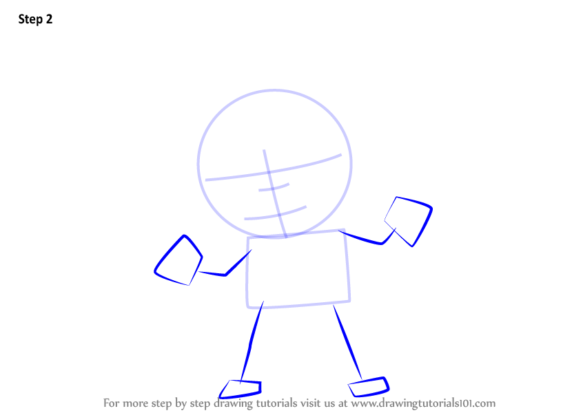 How to Draw Tetris Guest from Mystic Messenger (Mystic Messenger) Step ...