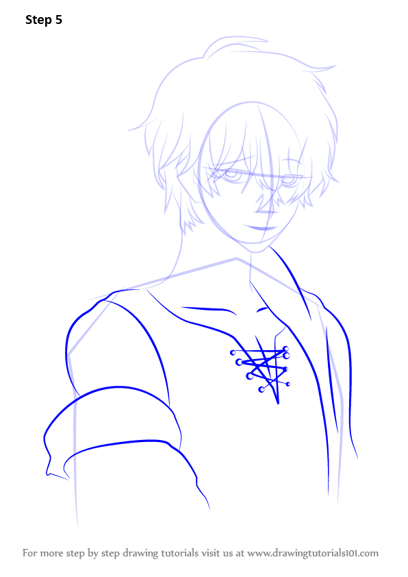 How to Draw Unknown from Mystic Messenger (Mystic Messenger) Step by ...