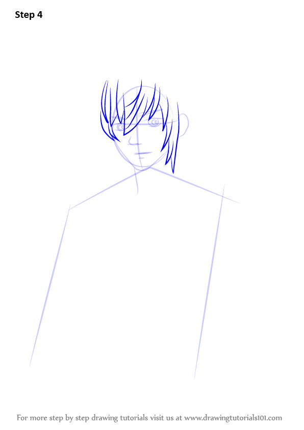 How to Draw Vanderwood from Mystic Messenger (Mystic Messenger) Step by ...
