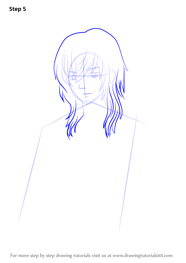 How to Draw Vanderwood from Mystic Messenger (Mystic Messenger) Step by ...